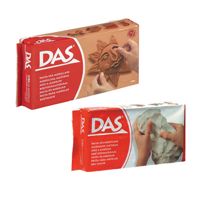 DAS Air Drying Clay - 1kg - White or Terracotta - 750g Wood – The Art ...